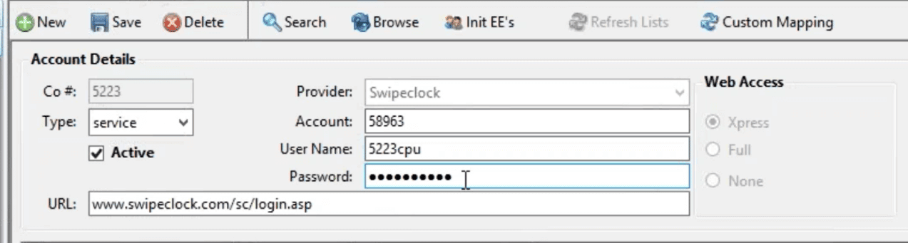 Execupay Connector - Swipeclock Developer